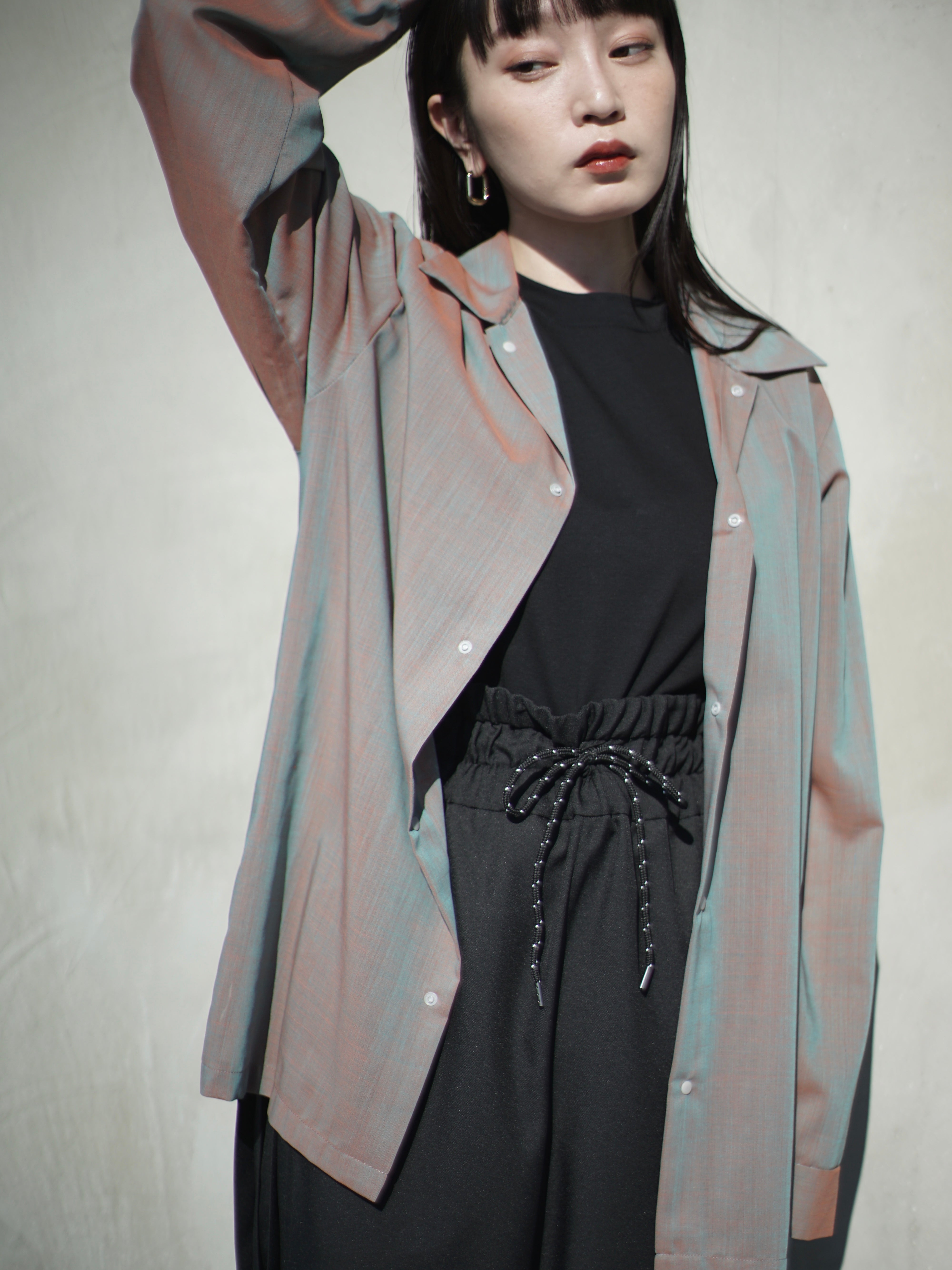 Sheer wool voile simple shirt – itochi 公式オンラインストア